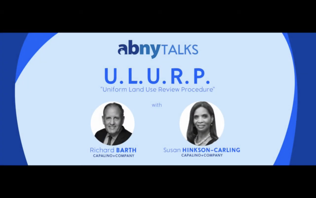 ABNY Talks: Uniform Land Use Review Procedure (ULURP) | ABNY